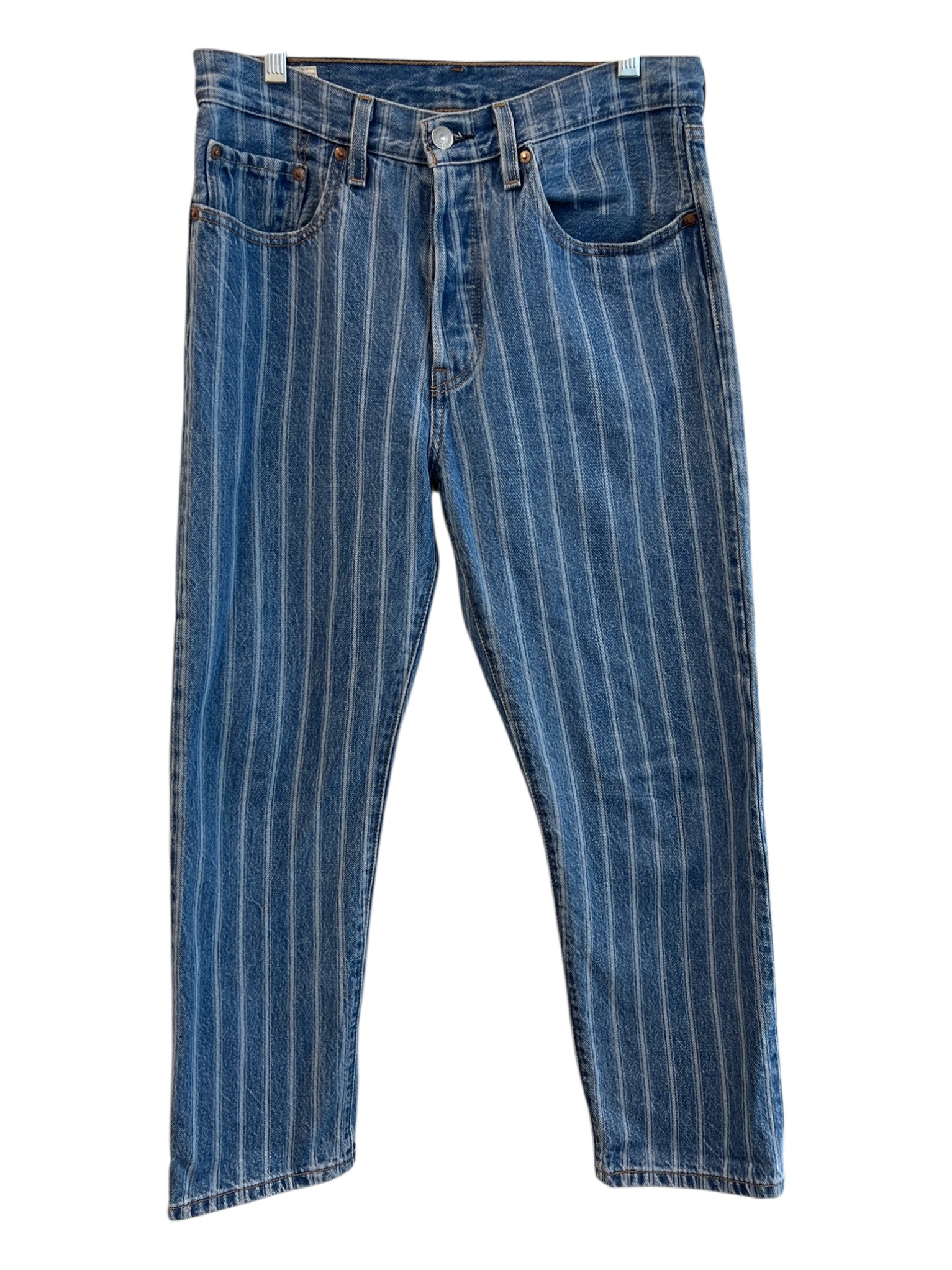 Levi Strauss & Co. Size 27 Medium Wash Cotton Button Fly High Rise ...