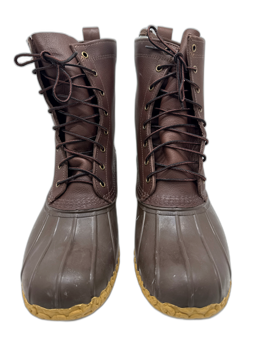 LL Bean Shoe Size 11 Brown Leather & Rubber Lace Up Gore-Tex Lace Up ...