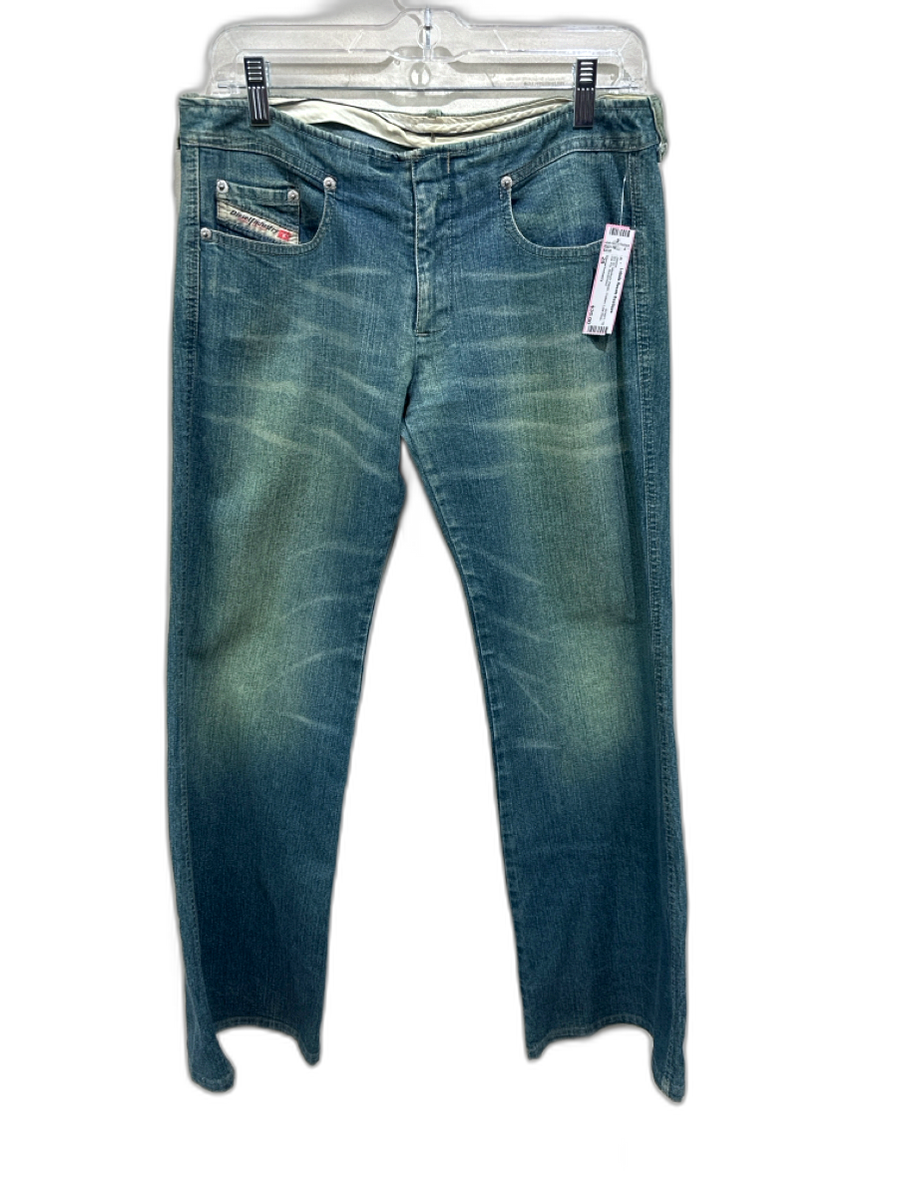 Diesel Industry Size 28 Medium Wash Cotton Low Rise Zip Fly Jeans ...